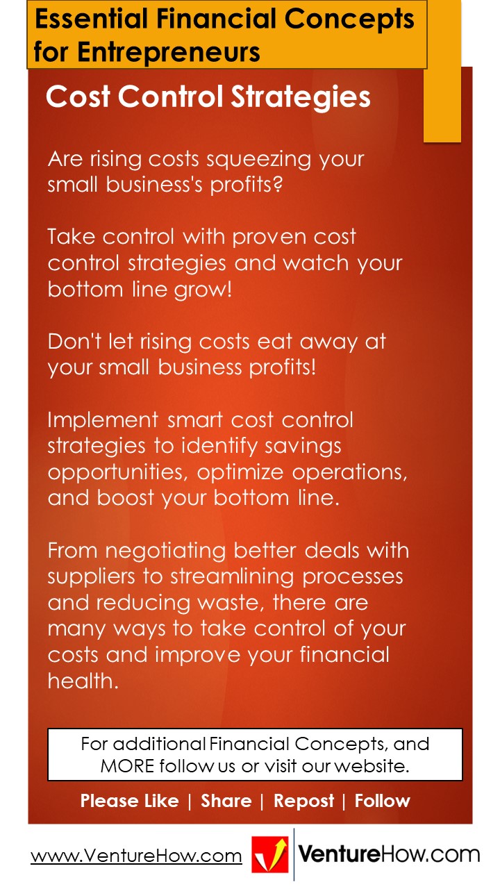 Cost Control Strategies Cost Control Strategies